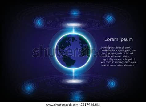 Graphics Design Concept Hitech Technology Network Stock Vector Royalty Free 2217936203