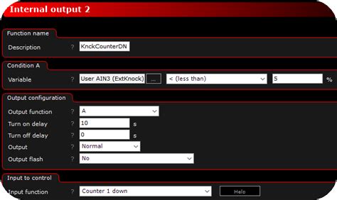 External Knock Control