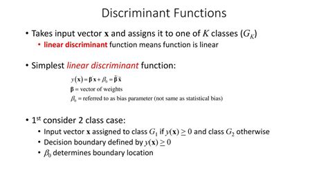 Linear Methods For Classification Part 1 Ppt Download