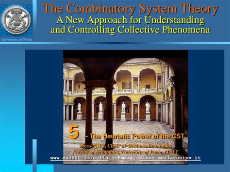 Ppt The Combinatory System Theory A New Approach For Understanding