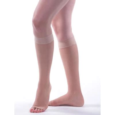 Allegro Essential Sheer Support Knee Highs 20 30 Mmhg Open Toe 19