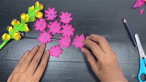 How To Make Flower Stick මල් කිනිත්තක් හදන ආකාරය Youtube