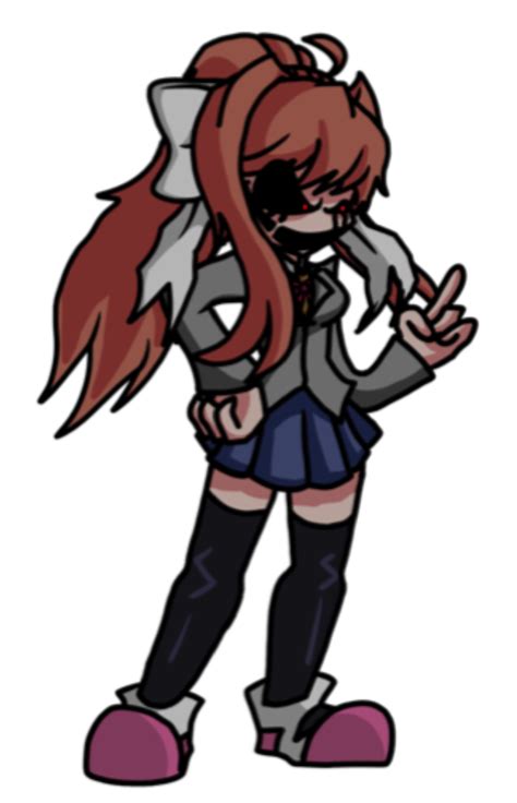 Freetoedit Fnf Monika Ddlc Fnf Sticker By Sonicplayer06 My Xxx Hot Girl
