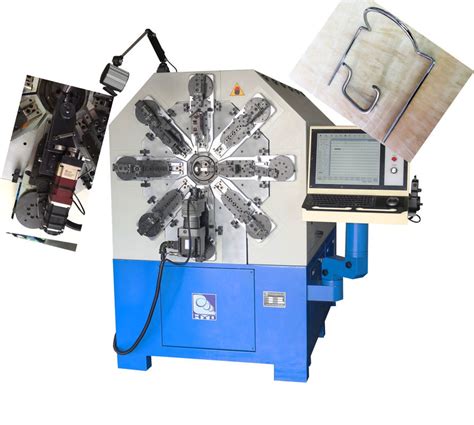 Camless Wire Bending Equipment 12 Axis Automatic Spring Coiling Machine
