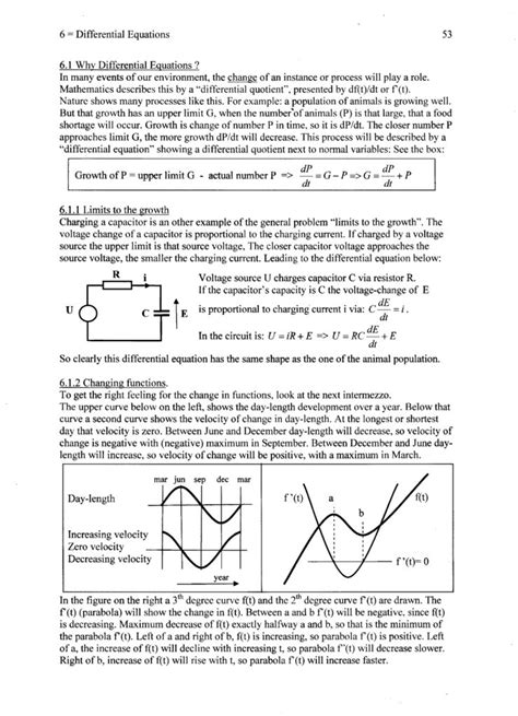 Differential Equations Electro Math Differential Equations Electro Math