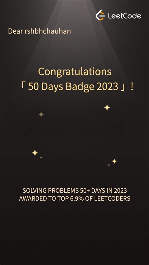 Rishabh Chauhan On Linkedin Leetcode Problemsolving Achievementunlocked Codingjourney