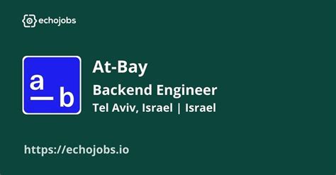 Hiring Backend Engineer Israel Tel Aviv Israel Kubernetes Api Kafka