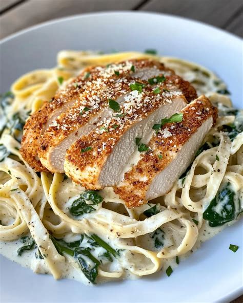 Tuscan Chicken Alfredo With Spinach Easy Dine Recipes