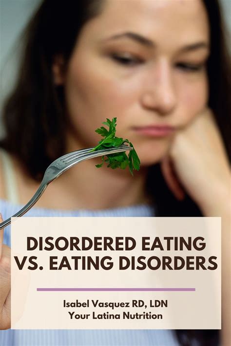 Disordered Eating Vs Eating Disorder How They Differ And Overlap — Your Latina Nutrition