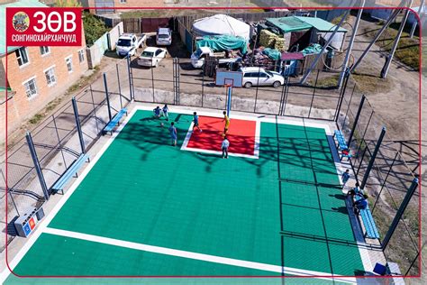 СХД ийн 7 дугаар хороонд 3x3 5x5 сагсан бөмбөгийн талбай байгууллаа