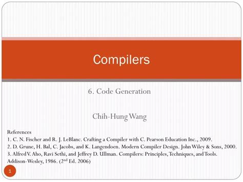 Ppt Optimizing Code Generation In Compilers Powerpoint Presentation Free Download Id9502641