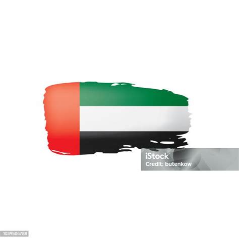 아랍 에미리트 연방 플래그 흰색 배경에 벡터 일러스트 레이 션 0명에 대한 스톡 벡터 아트 및 기타 이미지 0명 기 디자인 Istock