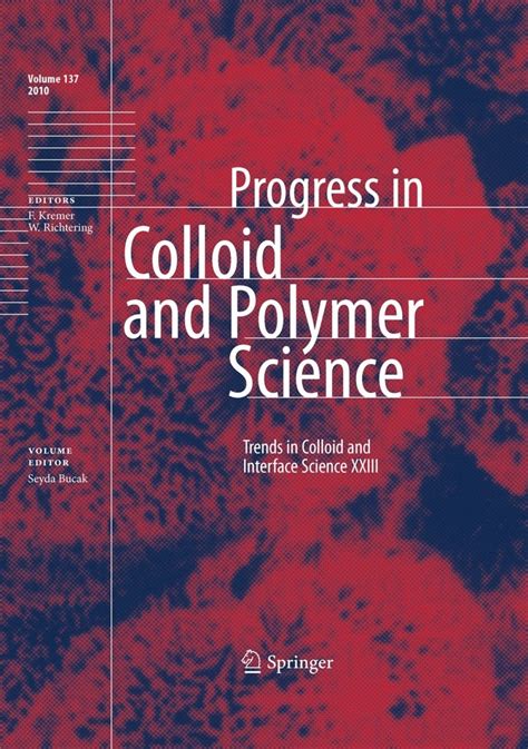 Trends In Colloid And Interface Science Xxiii Premiumjs Store