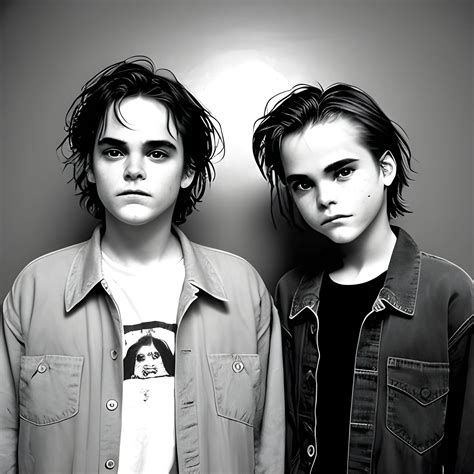 Joaquin Phoenix And River Phoenix In 1990 Arthubai
