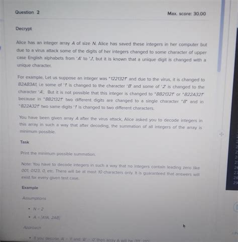 Oracle Oa Coding Questions And Solutions Set 6 2022 Desi Qna