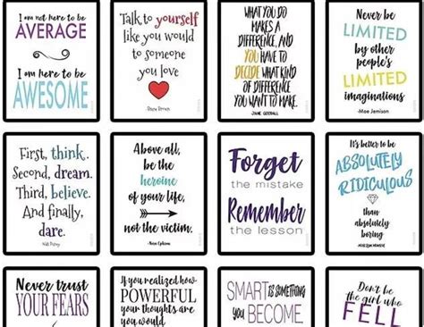 Free Printable Motivational Quotes The Girl Creative Worksheets Library
