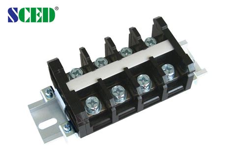 19 0mm 80A High Current Terminal Block Right Angle PCB Barrier Terminal Blocks