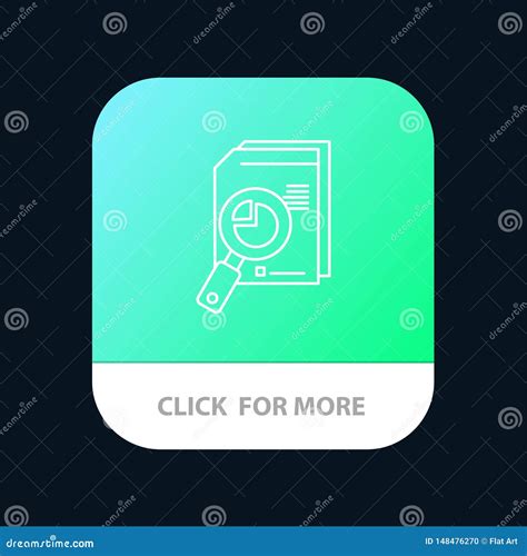 Research Analysis Analytic Analytics Chart Data Graph Mobile App Button Android And Ios