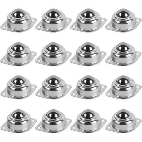 Zydiwo 16pcs Roller Ball Transfer Bearing 360° Rotation Universal Ball