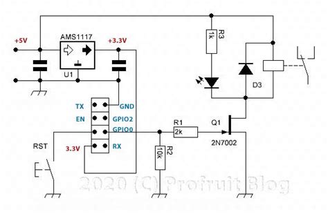 Esp 01s Wi Fi реле модул Profruit