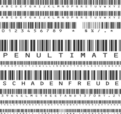 Idahc39m Code 39 Barcode Font Download Free For Desktop And Webfont