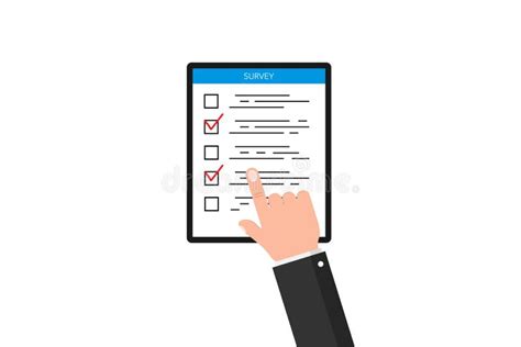 Checklist Voting Election Icon Stock Vector Illustration Of List