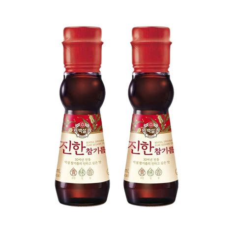 백설 진한 참기름 110ml X2개 홈플러스 택배배송