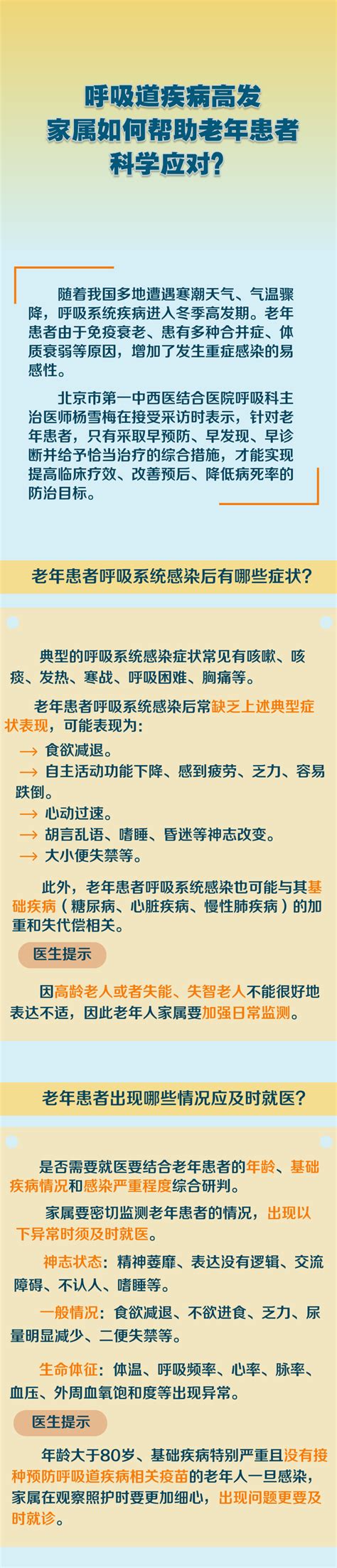 呼吸道疾病高发 家属如何帮助老年患者科学应对 健康生活 人民网