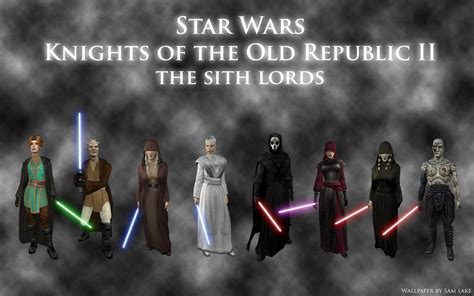 Kotor Ii Characters Wallpaper By Samlake10 On Deviantart