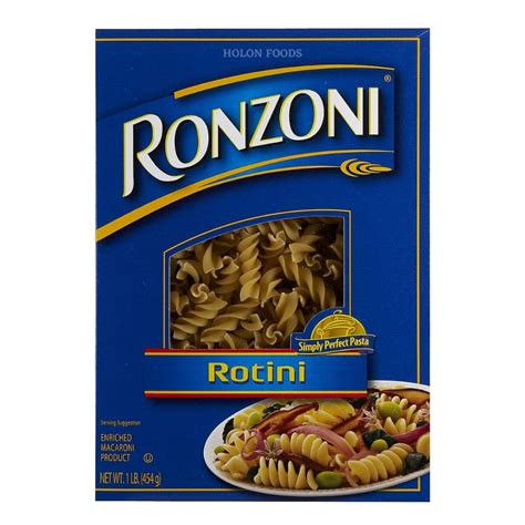 Shop Ronzoni Rotini 16 Oz Holon Kosher Foods Online Kosher Grocery Marketplace