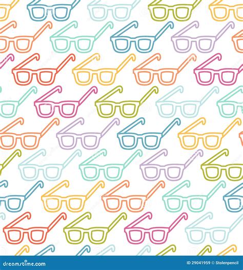 Glasses Pattern Stock Vector Illustration Of Sunglasses 29041959