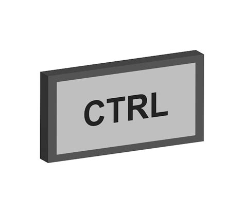 Premium Vector Ctrl Button