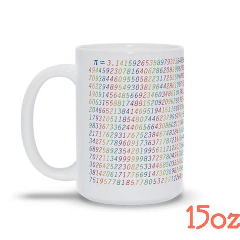 Pi To 1000 Decimal Places Mug Etsy