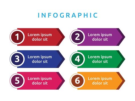 Vector Blank Business Diagram Infographics Template Element Design Chart Step By Step 27703740