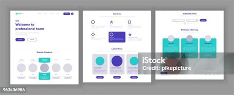 웹사이트 템플릿 벡터입니다 페이지 비즈니스 인터페이스입니다 웹 페이지를 방문 응답 Ux 디자인입니다 응답 빈입니다 금융 서비스입니다 기회 양식입니다 일러스트 레이 션 개념에