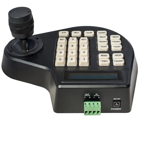 Cctv 3 Axis Lcd Display Keyboard Controller Joystick For Ptz Camera