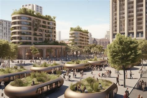 Premium Photo Hyperloop Transit Hubs Sensory Inclusive Urban Design