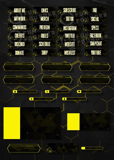 Animated Stream Overlay Pack Behance