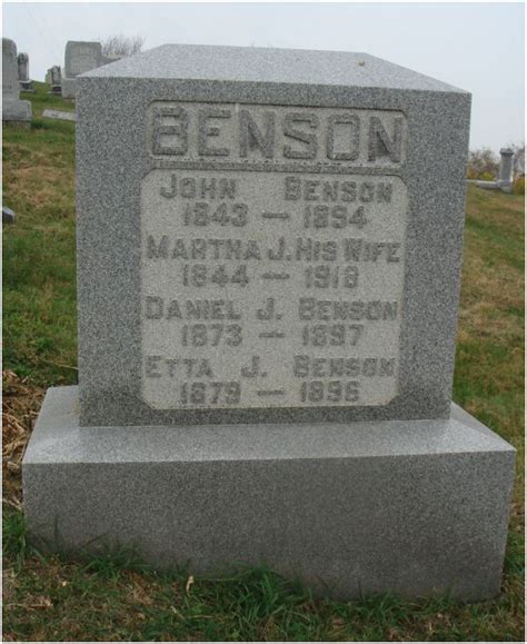 John Benson 1843 1894 Monumento Find A Grave