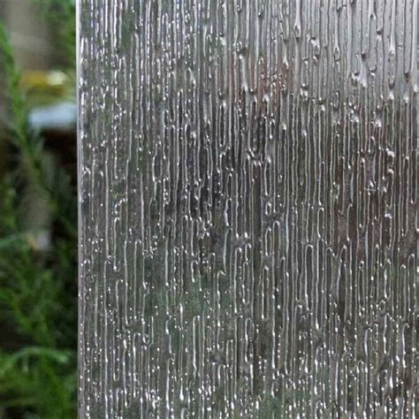 Rain Pattern Electrostatic Window Glass Wall Decal Stained Glass