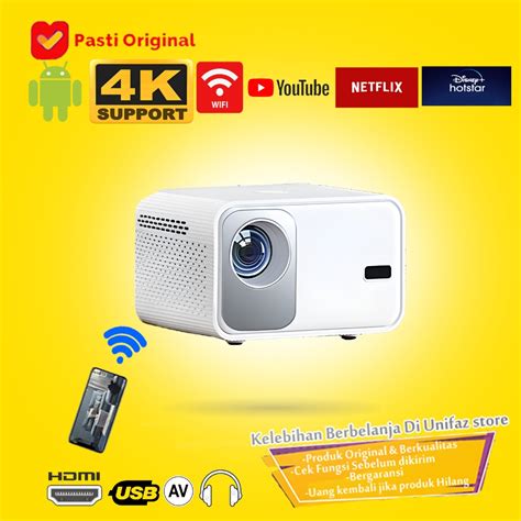 Jual Proyektor Android Proyektor Mini Wifi Smart Projector Projector Original Projector