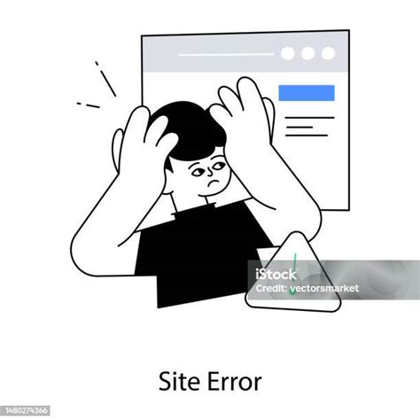 site error stock illustration download image now avatar flat design illustration istock