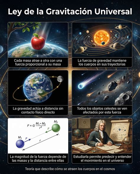 La La Ley De La Gravitación Universal Explica Cómo Cada Masa Atrae A