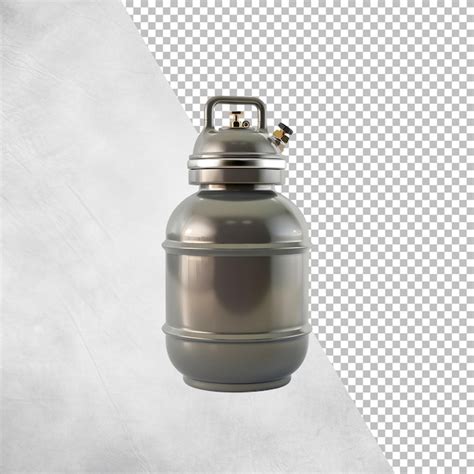 Cng 가스 실린더는 투명한 배경에 고립되어 있습니다 프리미엄 Psd 파일