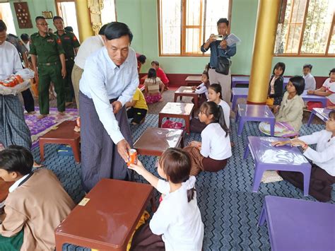 ဟိုပန်မြို့၊ မြသိန်းတန်သာသနာပြုပရိယတ္တိစာသင်တိုက်တွင် ပြုလုပ်သည့် နွေရာသီယဉ်ကျေးလိမ္မာသင်တန်းဖ
