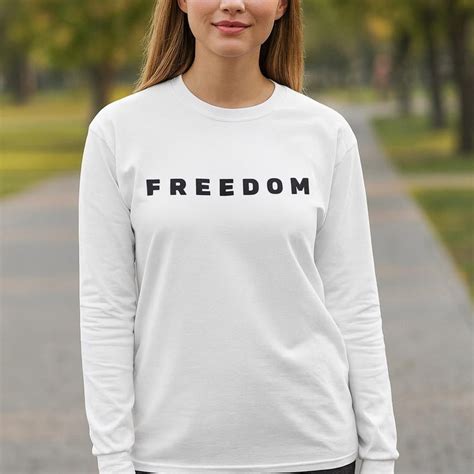 Charlie Kirk Freedom Long Sleeve Shirt Etsy