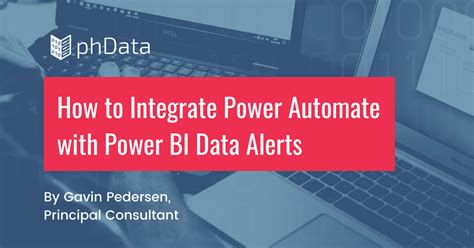 how to integrate power automate with power bi data alerts phdata