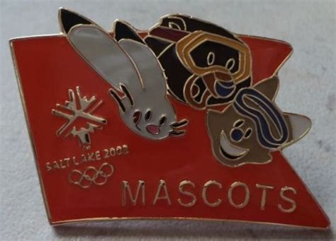 Olympic Games Pin Salt Lake 2002 Mascot Coal Powder Copper Olympics