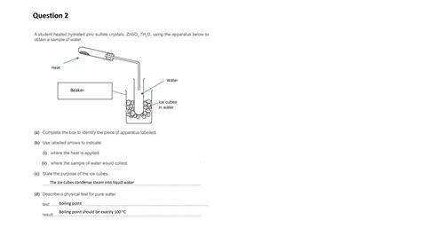 Grade 8 Igcse Practice Questions Separation And Purification Pptx