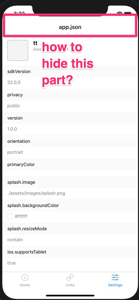 How To Hide The Header The Tabs · Issue 5866 · React Navigationreact
